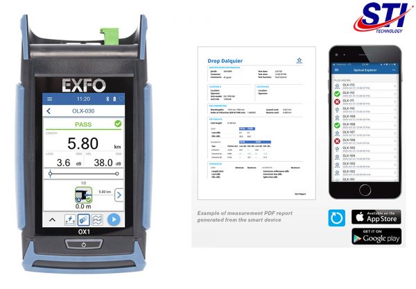 EXFO Optical Explorer OX1 - Máy đo quang vạn năng - STI Việt Nam